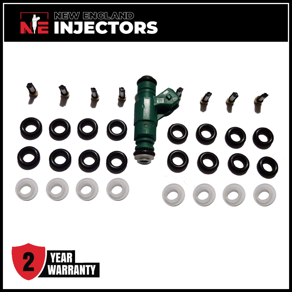Rover V8 Fuel Injector Repair Rebuild Service Kit Orings Filters Caps ...