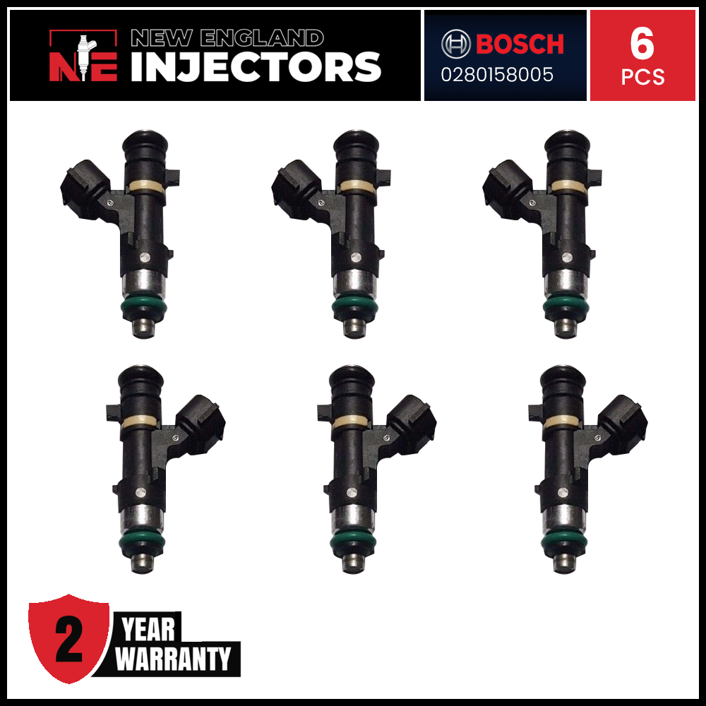 Bosch Flow Matched Fuel Injector Set for Nissan 03-08 3.5l V6 02801580 ...