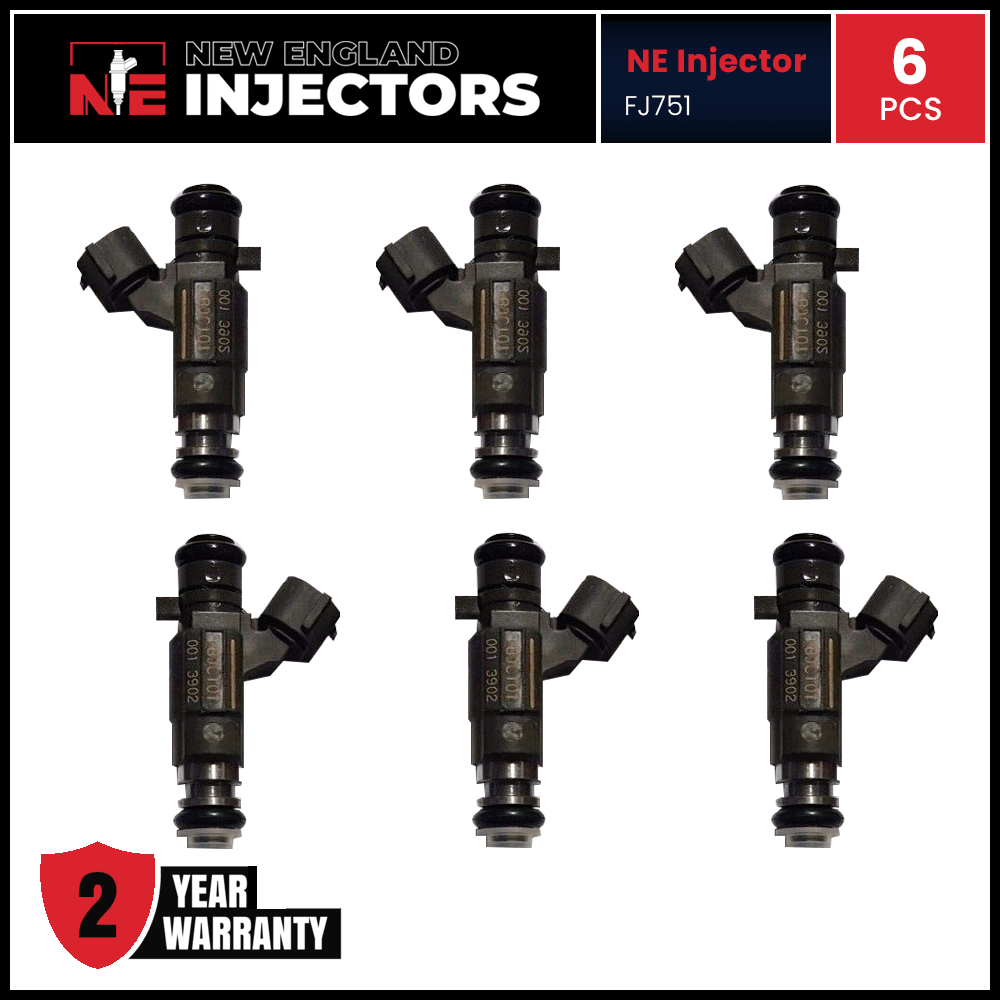 Nissan FBJC-101 Fuel Injectors – Set of 6 – Fits Altima Maxima 3.5 V6 ...