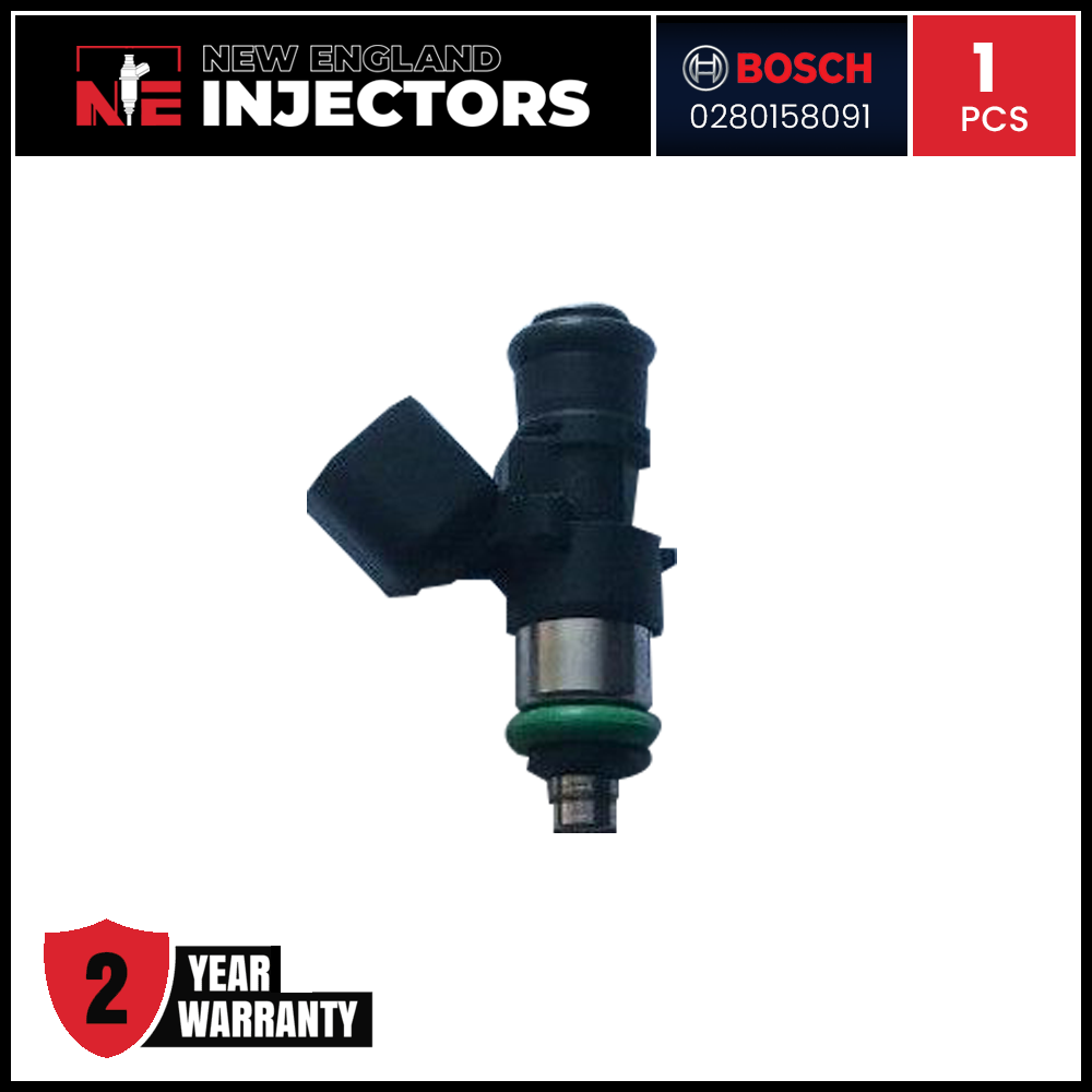 Bosch 0280158091 Single Fuel Injector 07-11 FORD EDGE LINCOLN MAZDA 3 ...