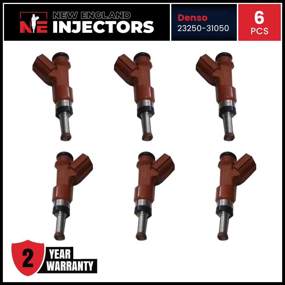OEM Denso 23250-31050 Fuel Injectors Set (6) toyota Lexus 3.5L V6 2005 ...