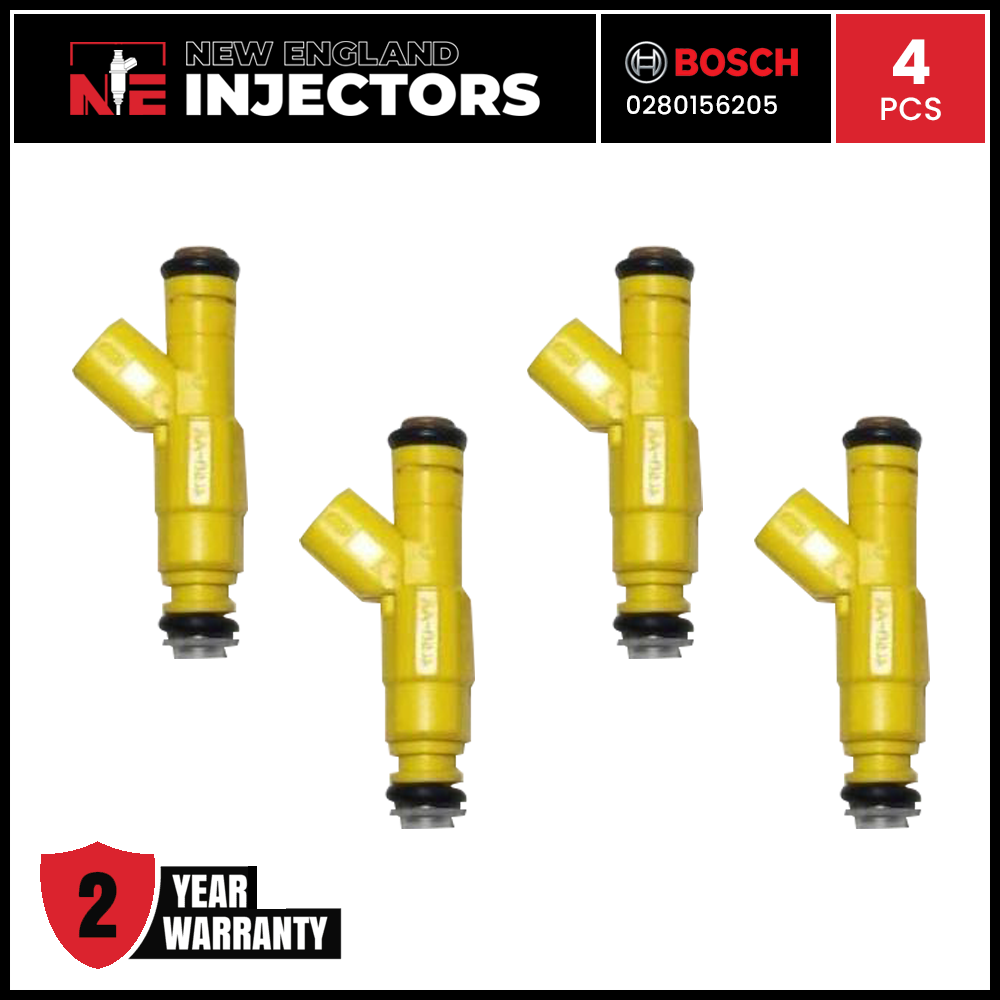 OEM Bosch 0280156205 Set Fuel Injector 04-2011 Ford Ranger Mazda B2300 ...