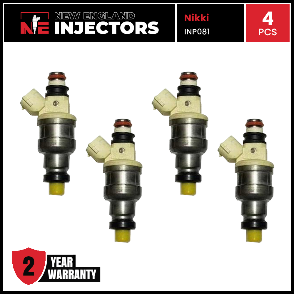 OEM NIkki INP-081 Fuel Injector Set of 4 For Mazda B2200 2.2L I4 1990 ...