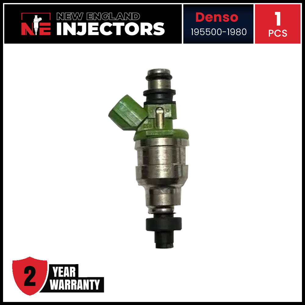 OEM Denso 195500-1980 Single Fuel Injector 1989-98 Mazda MPV 3.0L 3.0l ...