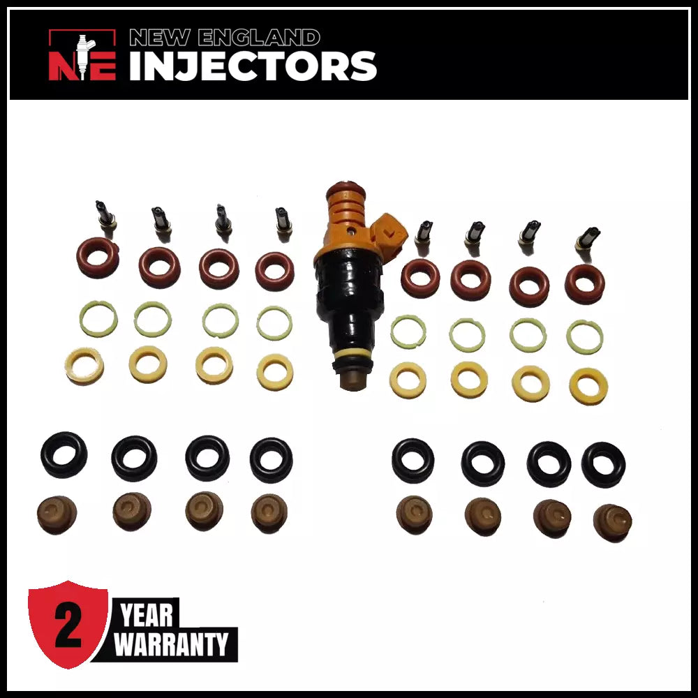 Ford V8 5.4l 4.6l Fuel Injector Service Repair Kit O-rings Pintle Caps ...
