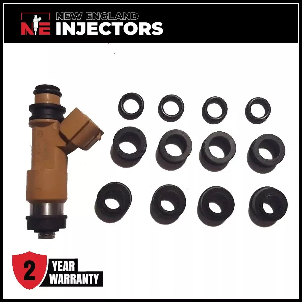 Fuel Injectors O-Ring Kit Fits Denso 297500-0580 Subaru WRX STI Set Bl ...