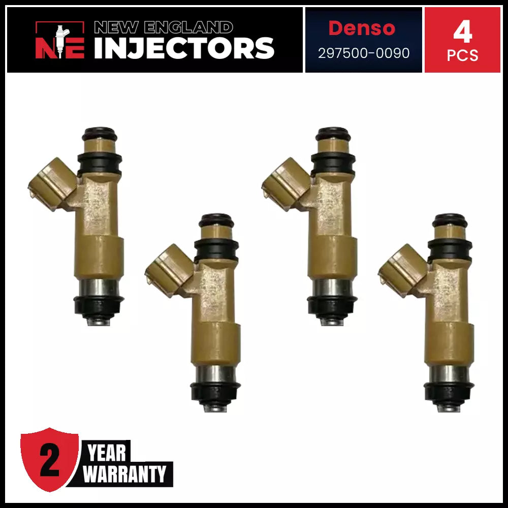 OEM Denso 297500-0090 Fuel Injector set of 4 Fits 2004-2011 Subaru Saa ...